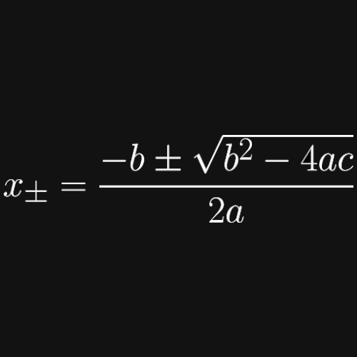 Deriving the quadratic formula